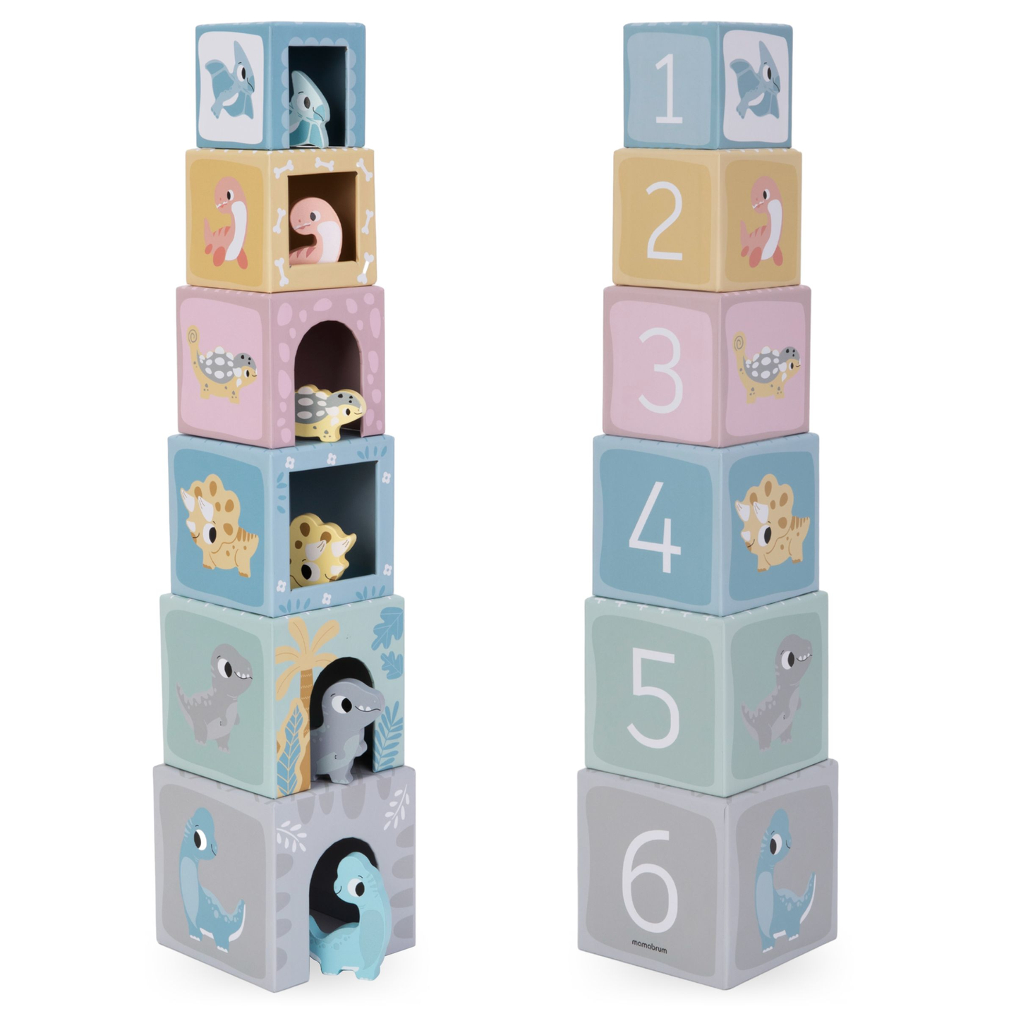 Tower - sorter with figures Dinosaurs | | Mamabrum.co.uk